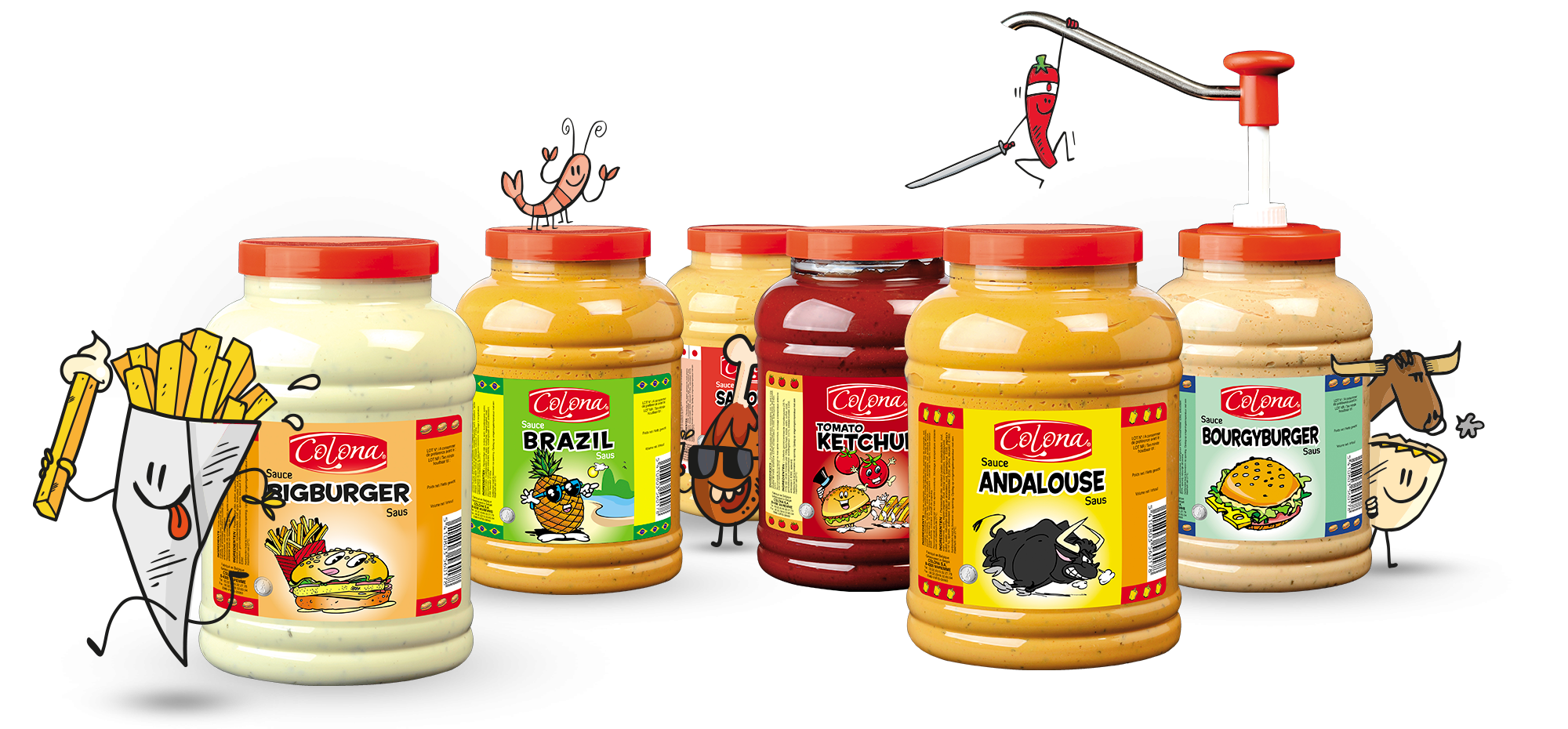 Saucez-vous / Sauces Belges Anda, Beckers, La William, Devos Lemmens,...